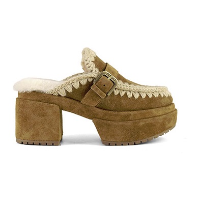 PLATFORM CLOG WITH BUCKLE STRAP - MOU - A Mar complementos